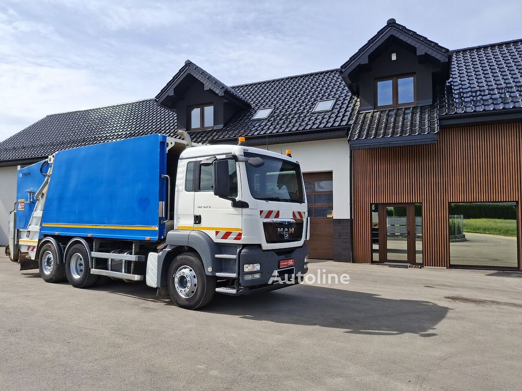MAN TGS 28.360 Śmieciarka Müllwagen Garbage Truck FAUN kamion za smeće