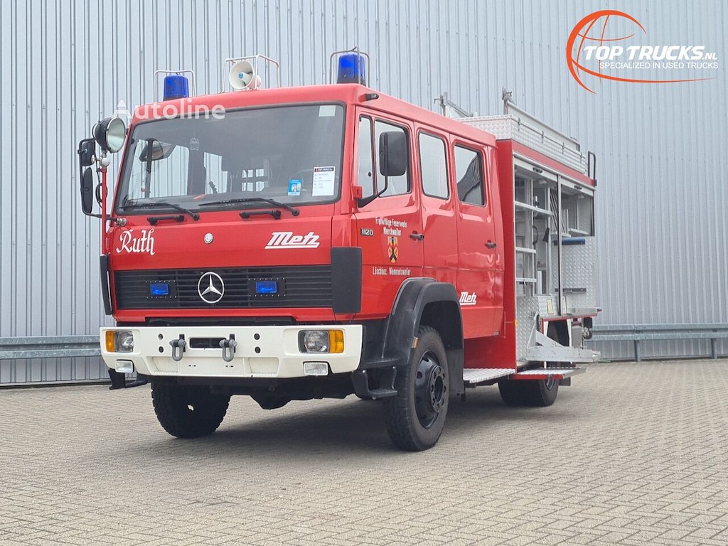 Mercedes-Benz 1120 4x4 - 1.200 ltr Brandweer,Feuerwehr, Fire brigade- Crew Cab vatrogasno vozilo