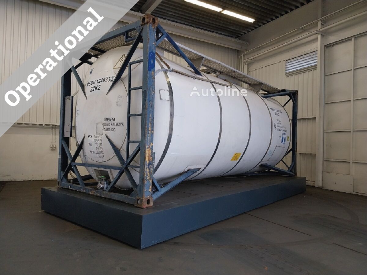 24.000L Certified Tank incl. new 5 year test rezervoar-kontejner 20 stopa
