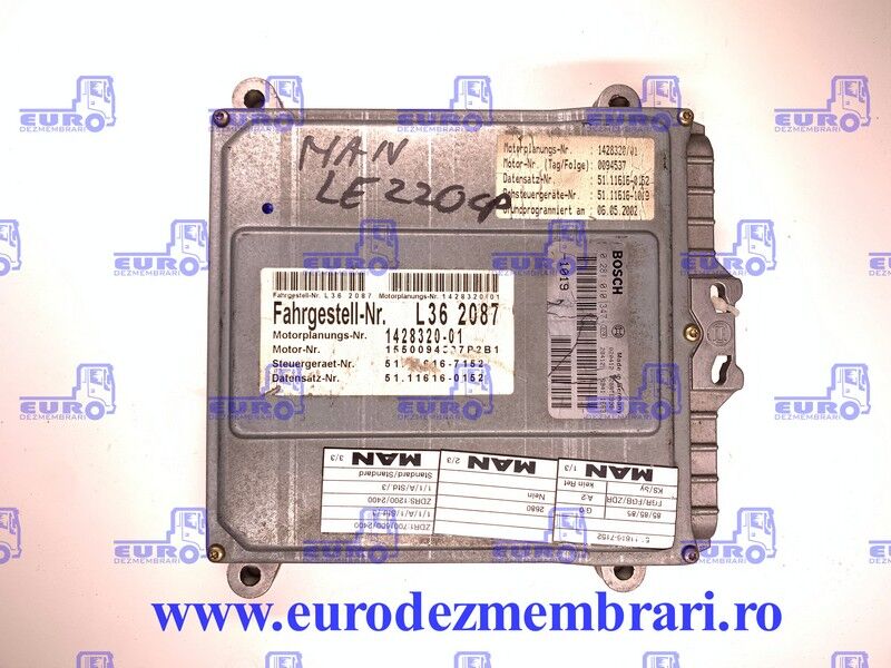 Bosch LE 0281010347 upravljačka jedinica za MAN kamiona