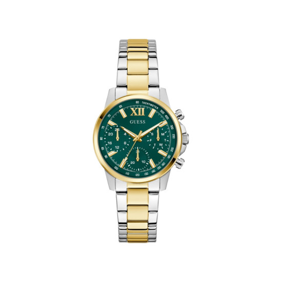 GUESS GW0933L7 ženski sat Bailey Multifunction Two Tone Deep Green Dial 36mm