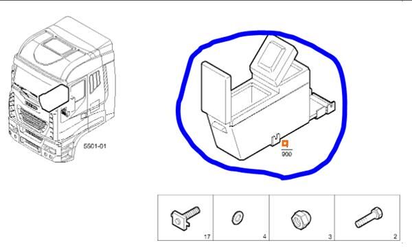 504195442 frižider za auto za IVECO Stralis tegljača