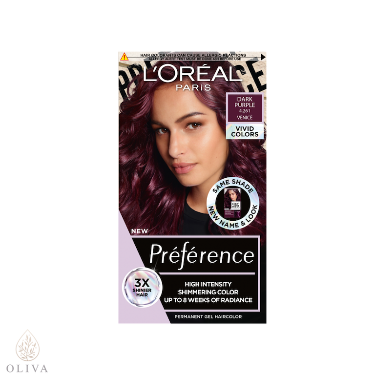 L'OREAL PARIS PREFERENCE VIVIDS 4.261 DARK PURPLE BOJA ZA KOSU