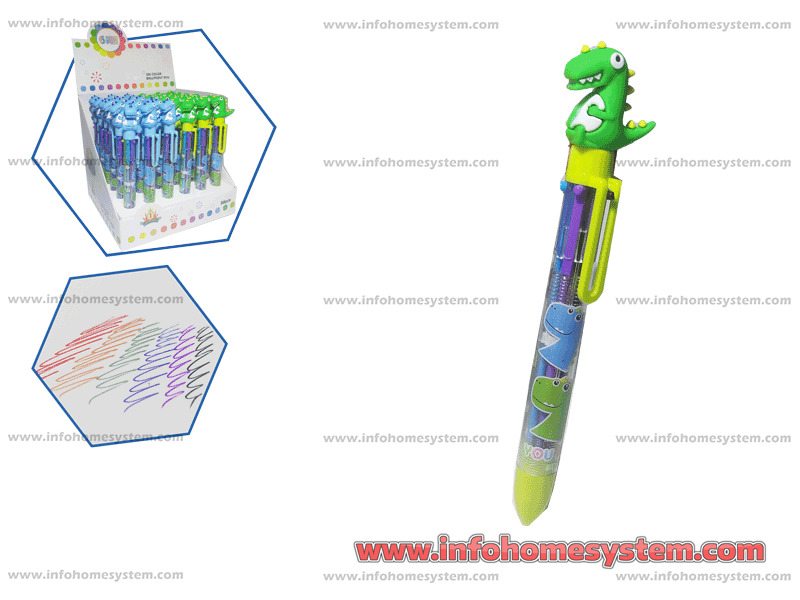 VISEBOJNA HEMIJSKA OLOVKA DINOSAURUS