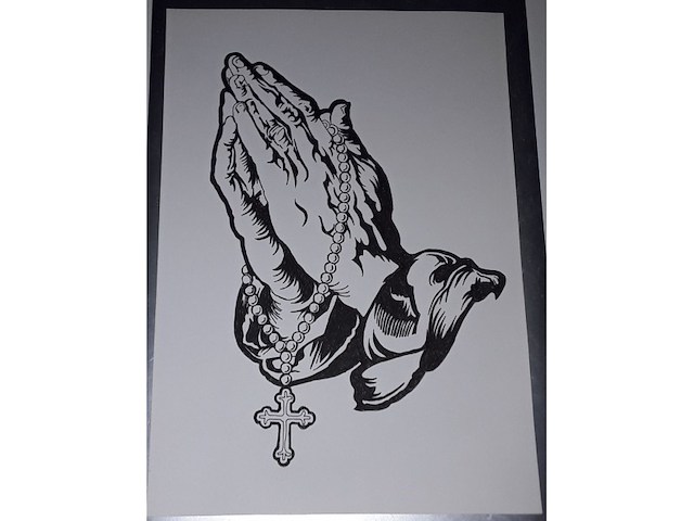 Crtez na hamer papiru 30 x 21,5 cm. - Molitva