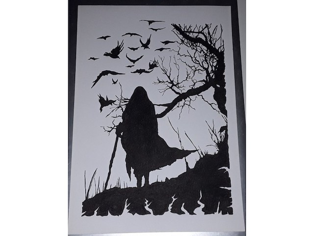 Crtez na hamer papiru 30 x 21,5 cm. - Crown