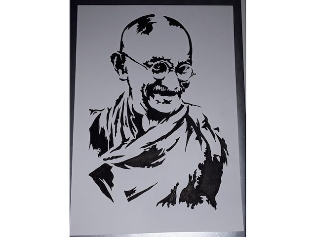 Crtez na hamer papiru 30 x 21,5 cm. - Gandi