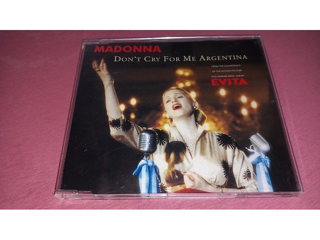 Madonna - Don`t Cry For Me Argentina (CD single, EU)
