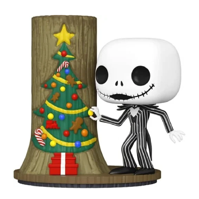 Funko POP! DELUXE Figurica - The Nightmare Before Christmas, 30th, Jack with Christmas Town