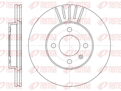 Kočioni disk REMSA 6175.10