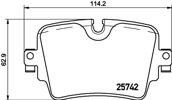 Komplet pločica, disk-kočnica BREMBO P 36 033