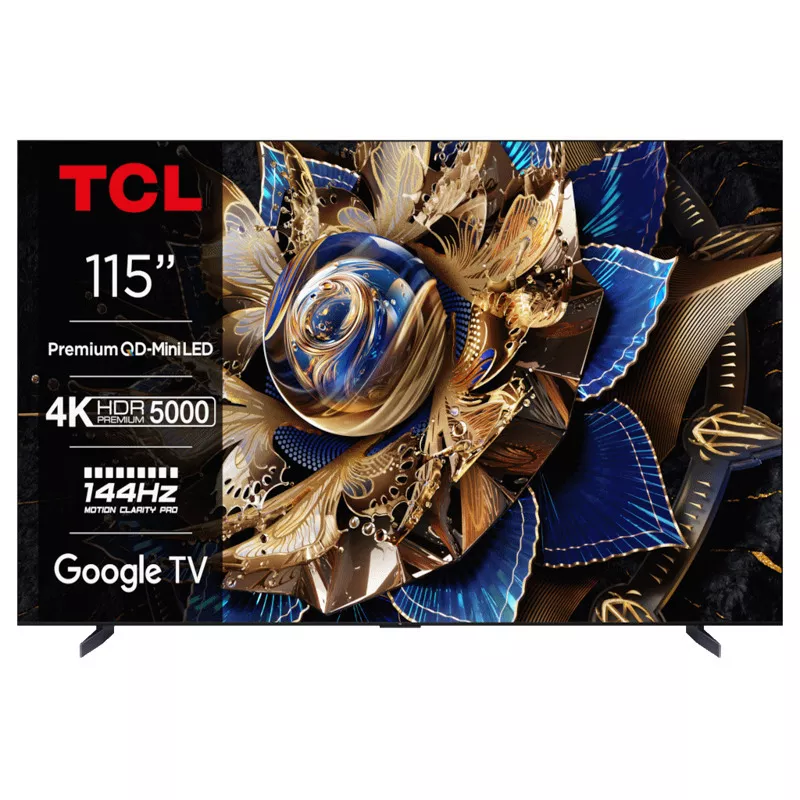 Televizor TCL 115X955Max/MiniLED/115″/4K/144Hz/Google TV/crna