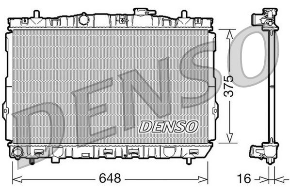 Hladnjak, hlađenje motora DENSO DRM41001
