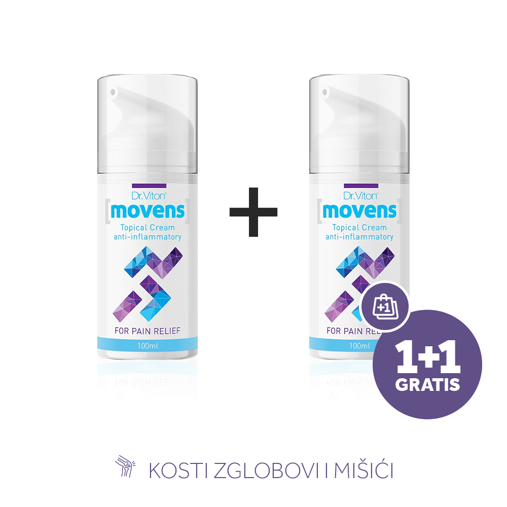 Dr.Viton Movens krem 100 ml, 1+1 Gratis