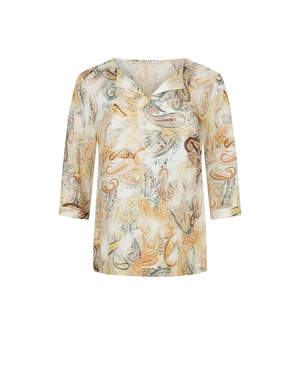 BLUZA OD VISKOZE SA "PEISLI" MOTIVOM