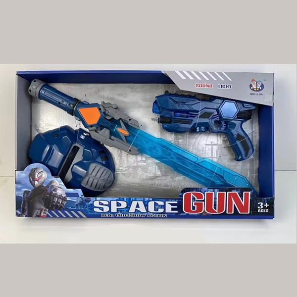 Set svemirski mač sa svetlom i zvukom i pištoljem i kacigom 103851