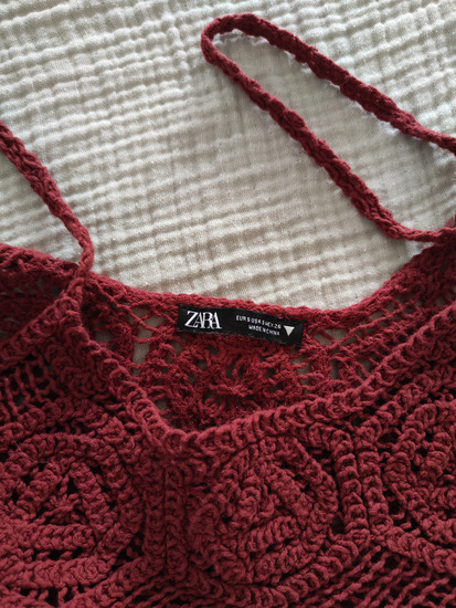 Zara crochet top