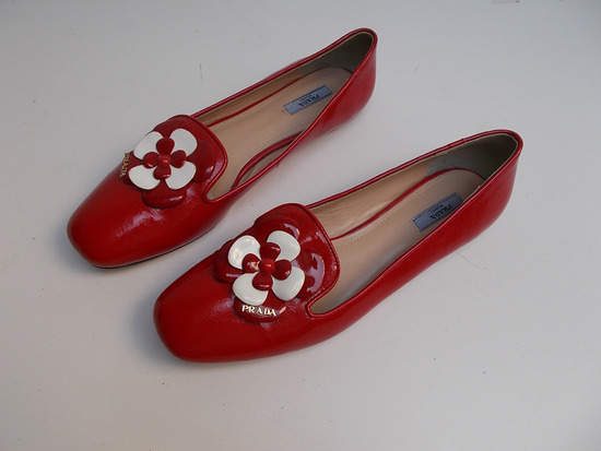 PRADA crvene baletanke, KAO NOVE