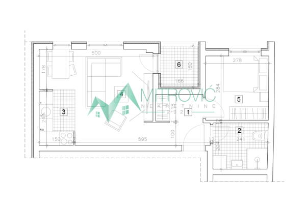 Jednoiposoban stan na prodaju, 41m2, 147.670€