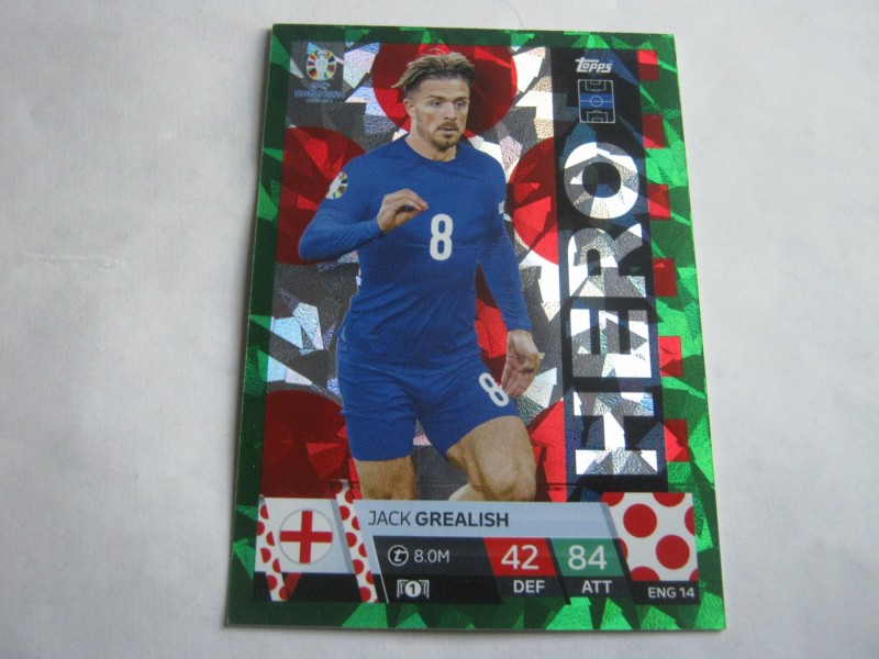 EURO 2024 ZELENA PARALELA : ENG 14 JACK GREALISH