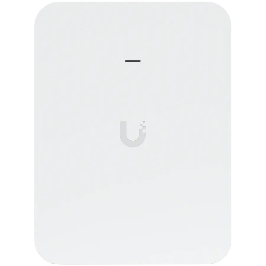 Ubiquiti U7-Pro-Wall mounted WiFi 7 AP with 6 spatial streams and 6 GHz support tailored for home builders with seamless installation options