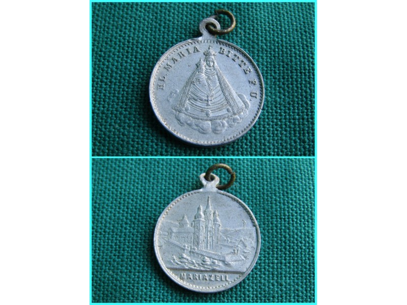 Verski Medaljon,Bogorodica Hl.Maria Bitte F.U.Mariazell