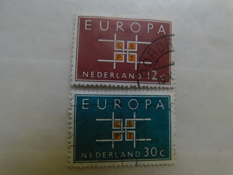 HOLANDIJA EUROPA 1963 KOMPLET SERIJA