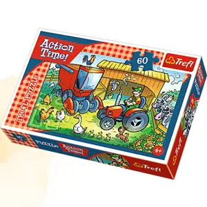 Trefl Trefl puzzle 60 - Action time on the farm (17269)
