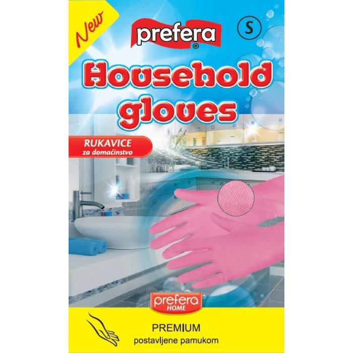 Rukavice zaštitne, gumene, PREMIUM, S veličina