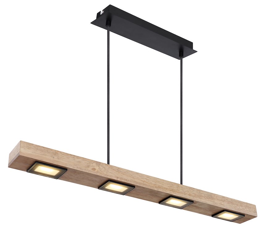 Viseca svetiljka Joya LED crna