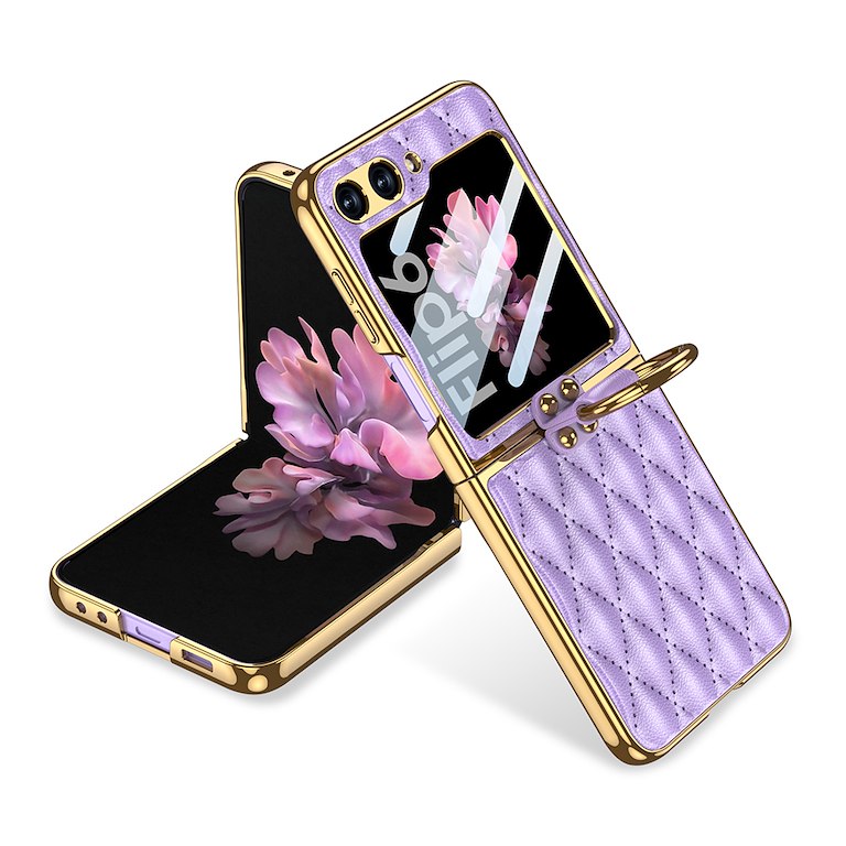 Futrola RHOMBUS za Samsung F741B/F761B Galaxy Z Flip 6 5G/Z Flip 7 FE 5G ljubicasta (GKK case) (MS)