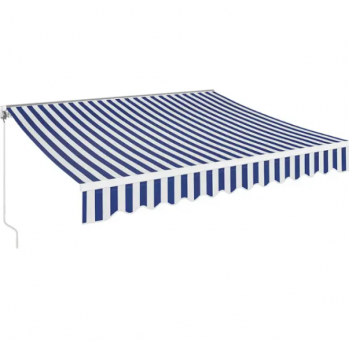 Tenda zidna 3,5x2,5m belo/plava