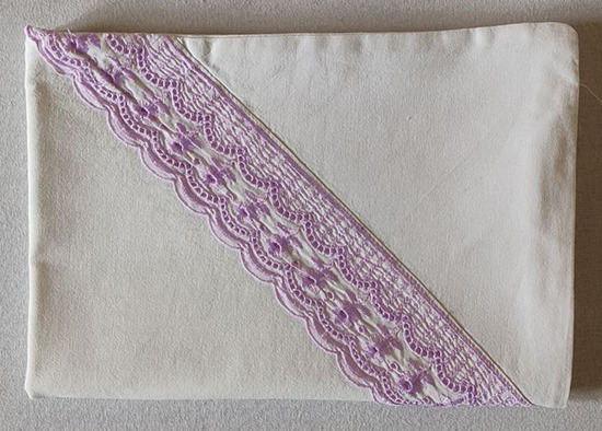 Vintage pamucna jastucnica 77 x 55 cm
