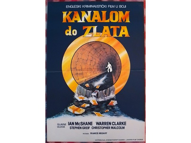 plakat KANALOM DO ZLATA