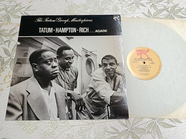 TATUM HAMPTON RICH trio JAZZ LP MINT