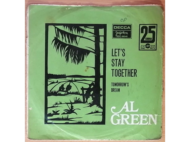 SP AL GREEN - Let`s Stay Together (1972) VG+/VG-