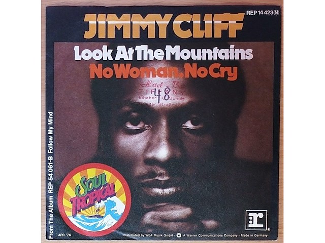SP JIMMY CLIFF - No Woman, No Cry (1976) Germany, NM