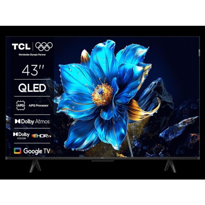 Televizor TCL 43P7K/QLED/43"/4K/60Hz/Google TV/crna
