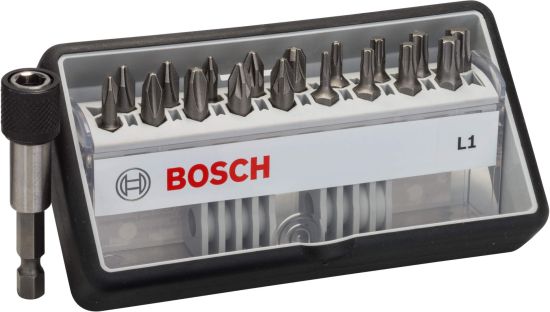 Bosch 18+1-delni set Robust Line bitova odvrtača L ekstra tvrdi 25 mm (2607002567)