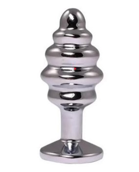 Metal anal plug rebrasti S