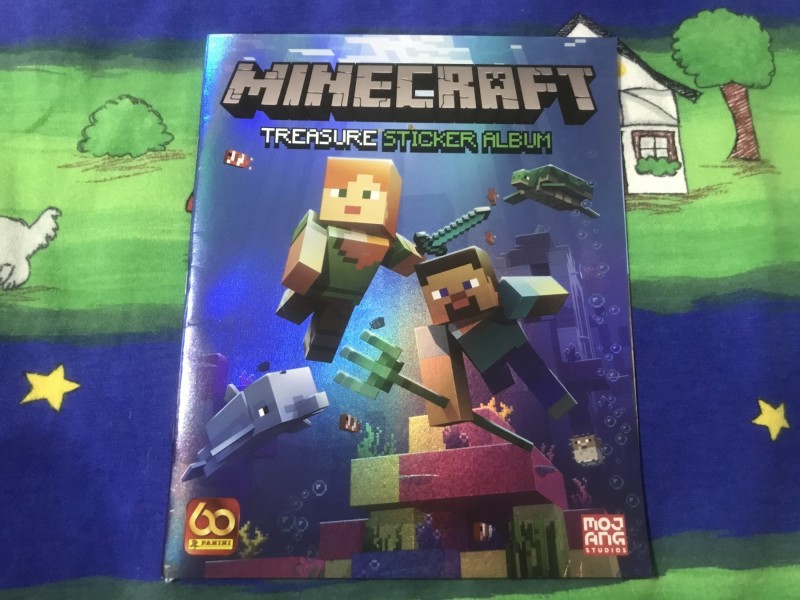 Minecraft Treasure Sticker PANINI album