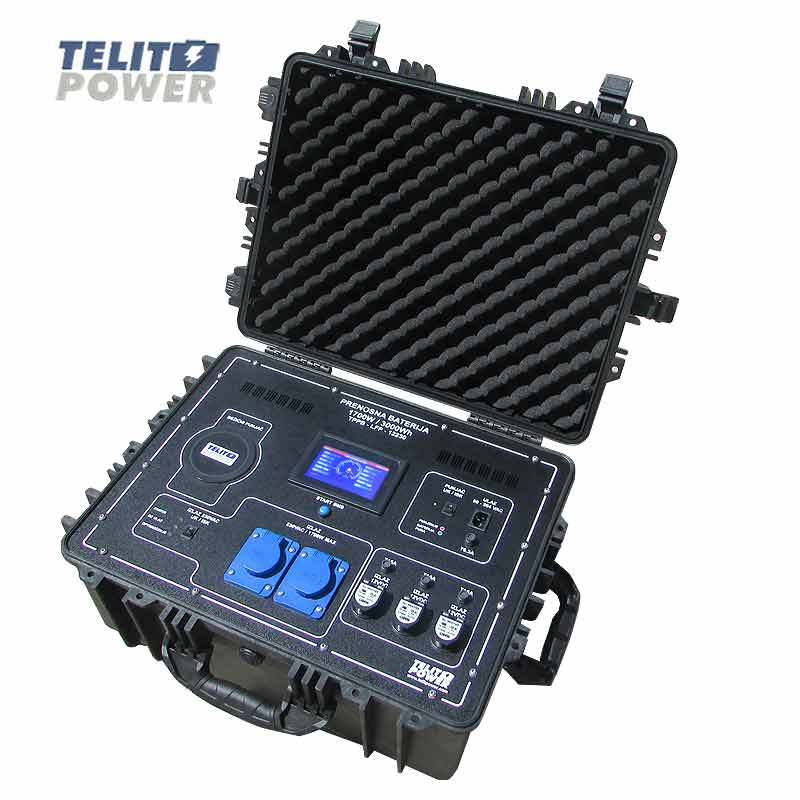Prenosna baterija 1700W / 2760Wh TPPB-LFP-12230 - u zaštitnom koferu