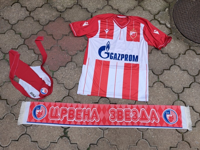 Ogroman lot FUDBAL Crvena Zvezda 3 lota