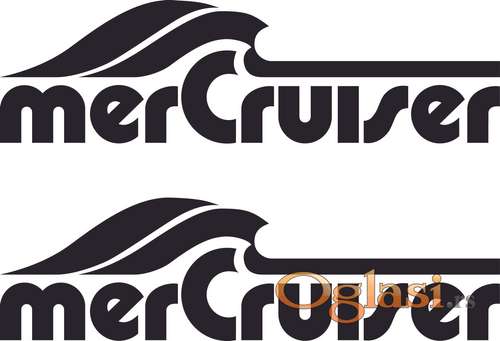 Nalepnice za camac gliser MERCRUISER