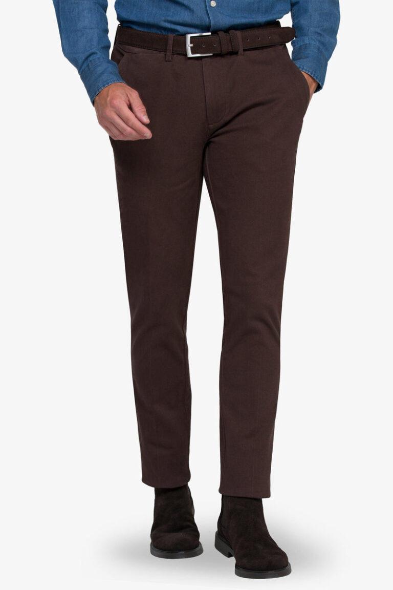 Braon chino muške pantalone