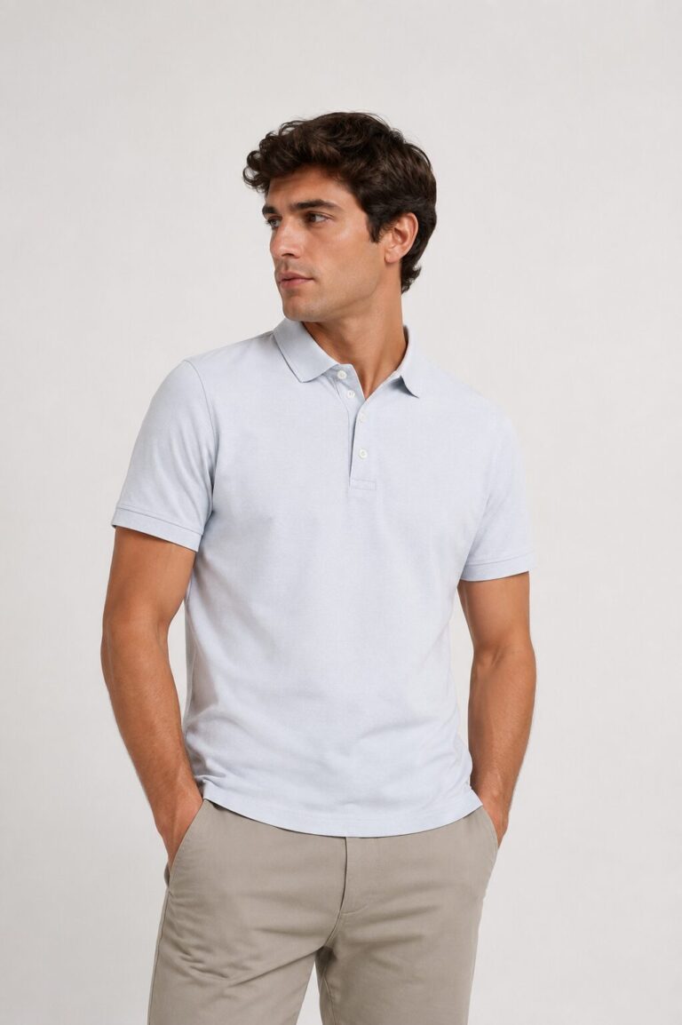 Bela polo majica