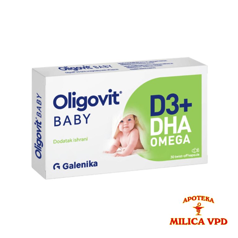 Oligovit Baby D3 + DHA Omega 30 kapsula