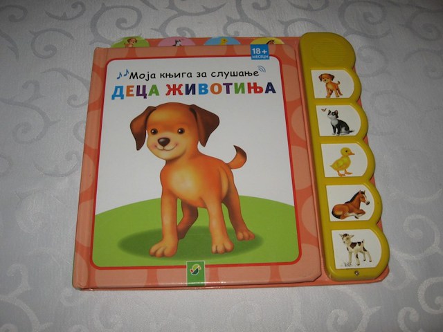 Moja knjiga za slušanje - deca životinja