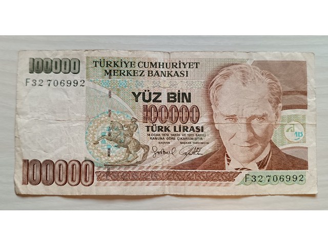 Turska 100.000  lira