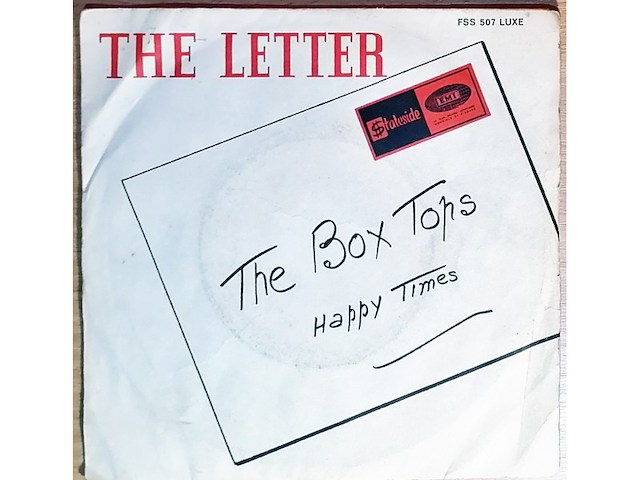 SP BOX TOPS - The Letter / Happy Times (1968) France VG